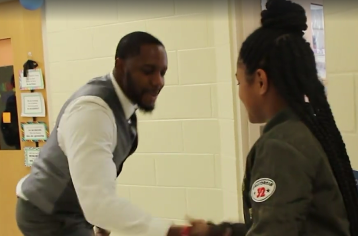 5th Grade Teacher Connects With Students With Custom Handshakes ...